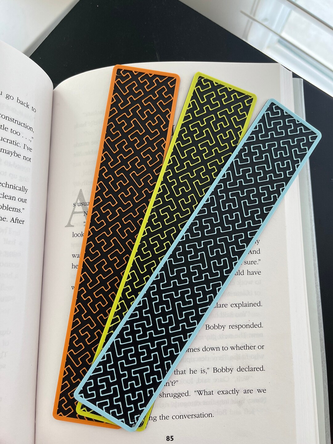 Unique 3D Printed Bookmark With Intricate Puzzle Design - Perfect Gift ...