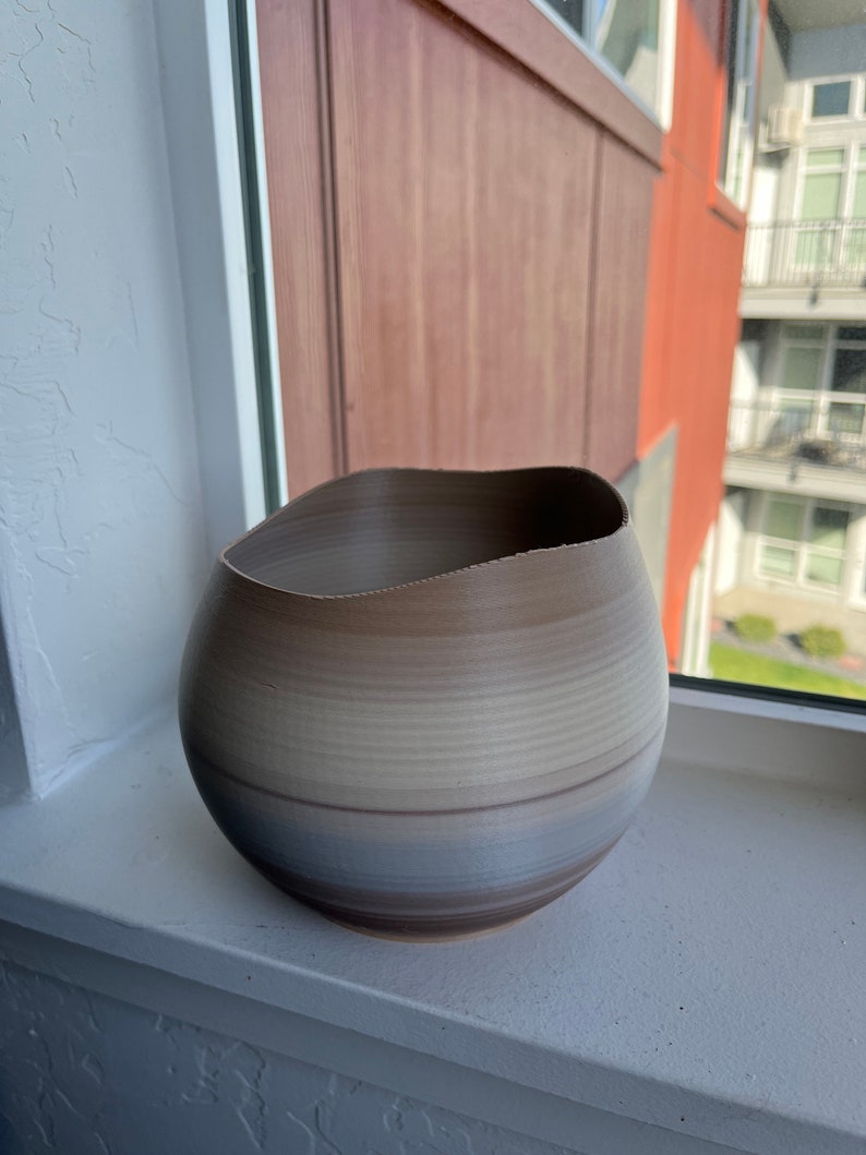 3D Printed Wavy Pot - Etsy