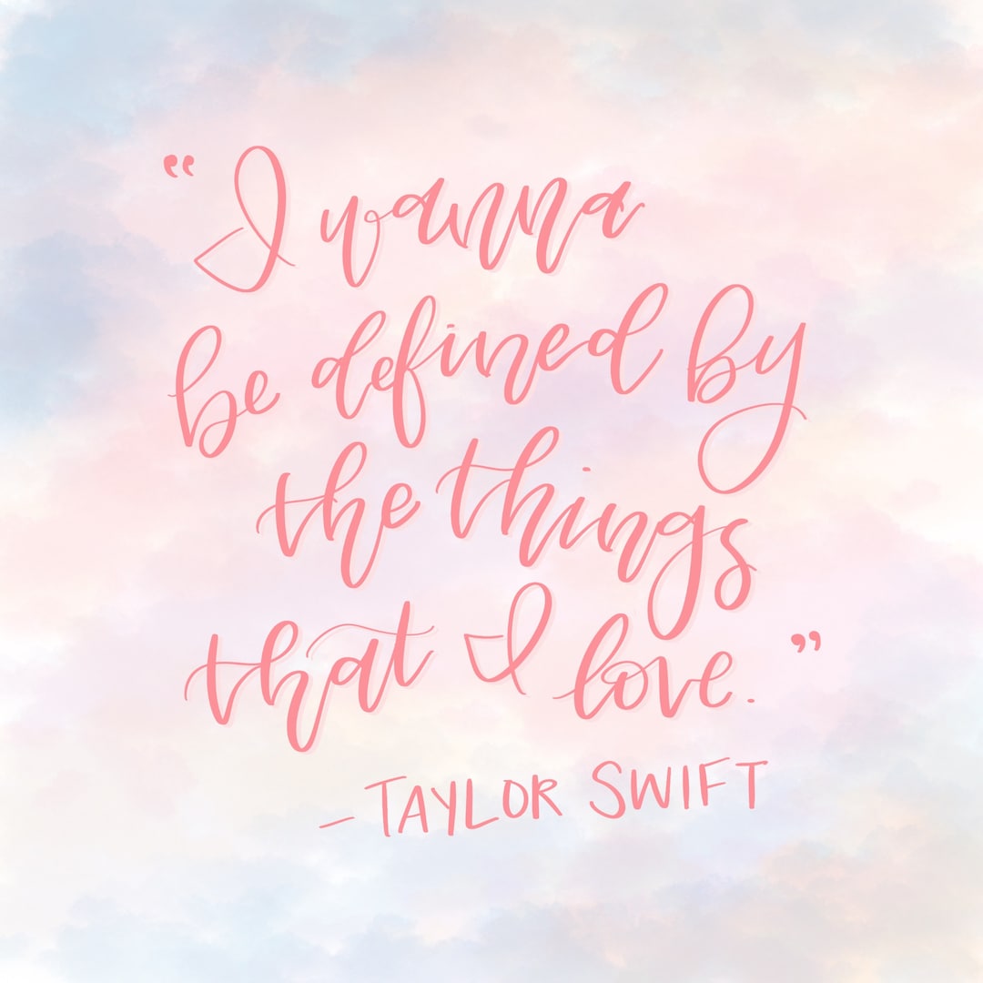 Lover Album Taylor Swift Digital Print | Daylight | Swiftie Handwritten ...