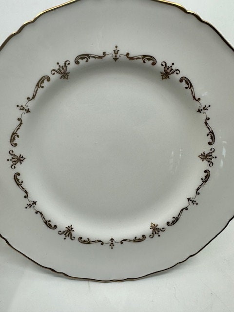 Royal Worcester Gold Chantilly Set of 4 8 Inch Side Plates - Etsy