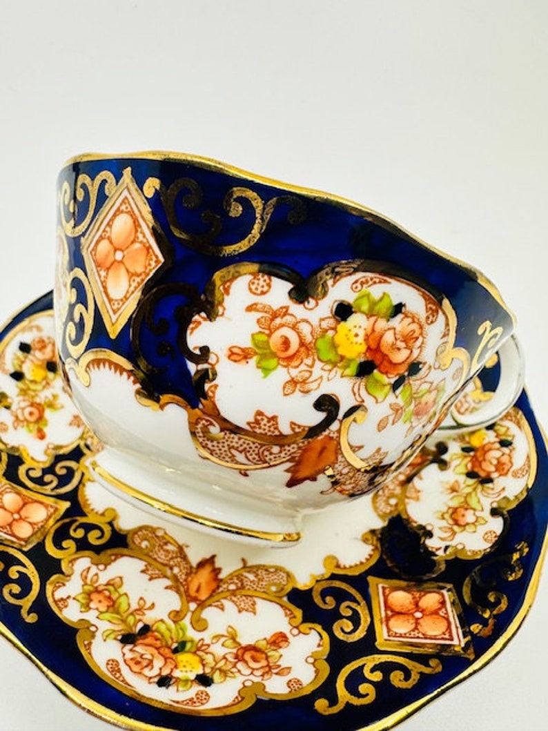 Royal Albert Derby Teacup and Saucer - Etsy