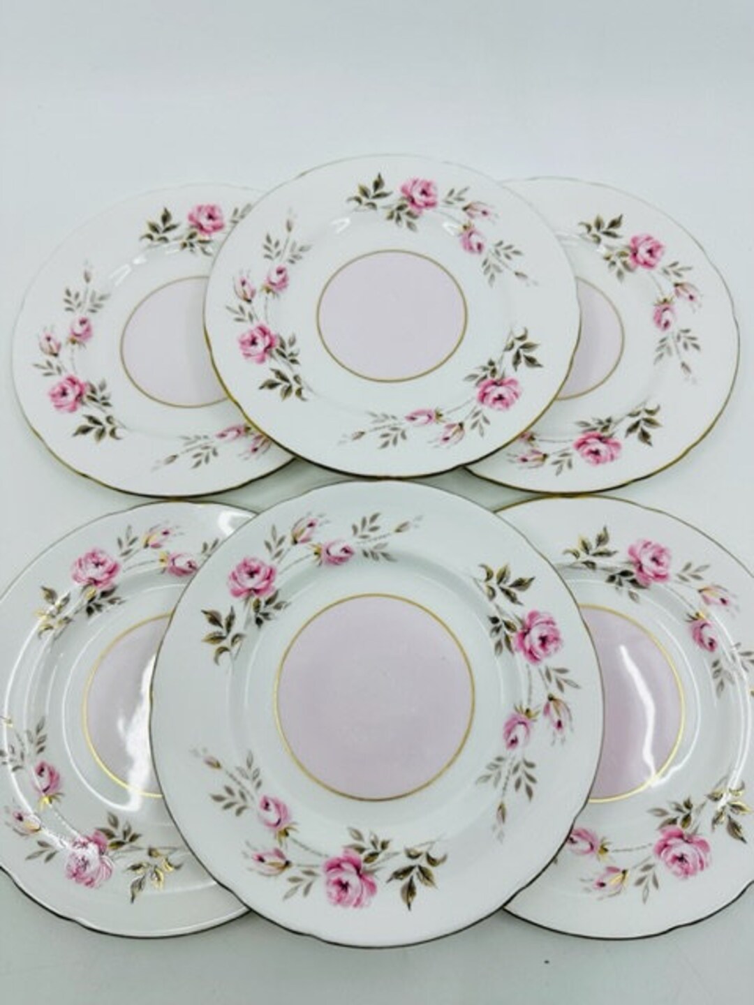 Paragon Opera Rose Set of Six 6.25 Inch Bread and Butter Plates - Etsy