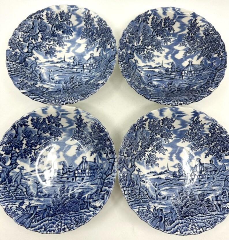 Myott the Hunter Set of Four 6.5 Inch Bowls - Etsy