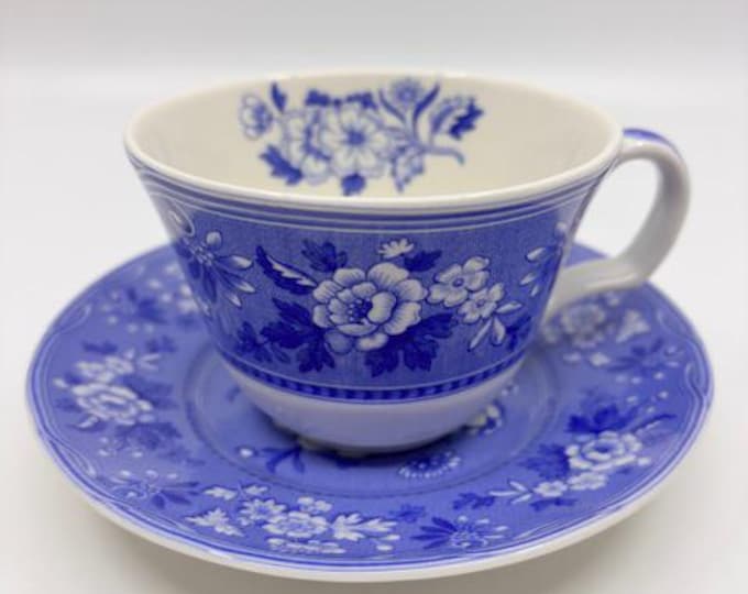 Spode English Blue Room Collection Botanical Plate - Etsy