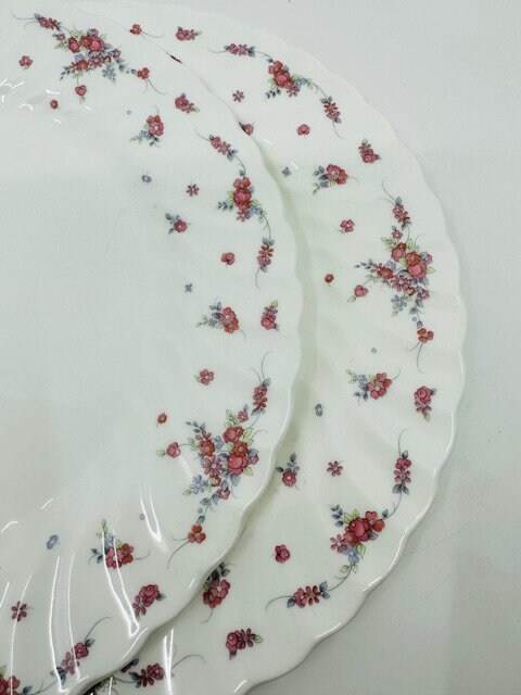 Wedgwood Picardy Set of 2 11 Inch Dinner Plates - Etsy