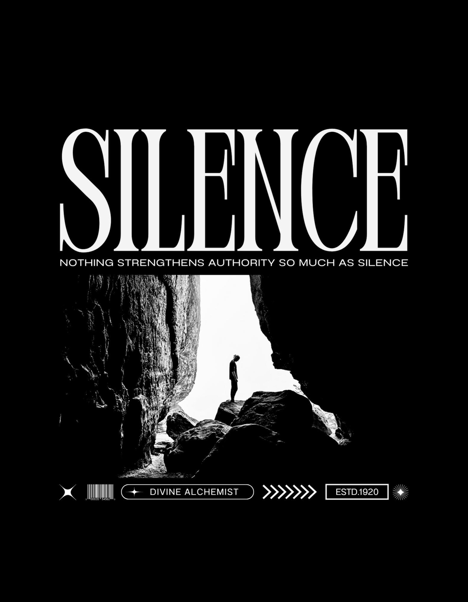 Silence is Strength Design Digital PNG Download, Growth Mindset, Deep ...