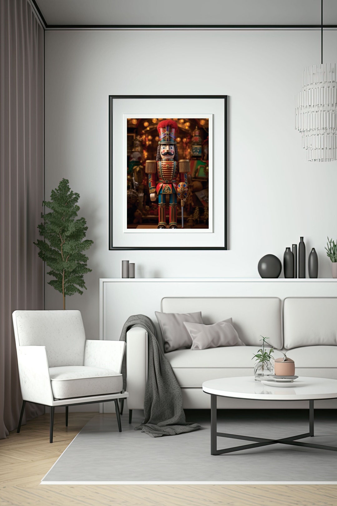 Nutcracker Wall Art Vintage Poster Christmas Winter Nutcracker Poster ...