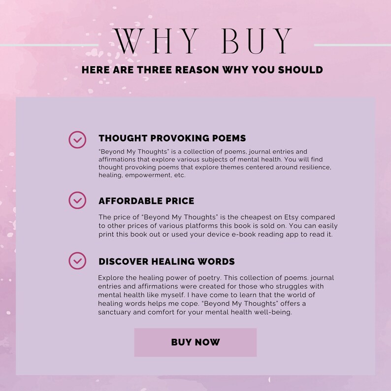 Beyond My Thoughts - Digital Download | A Heartfelt Poetry Collection ...