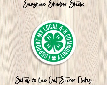 4-h's of the Pledge 4-H Sticker SP7621 - Etsy