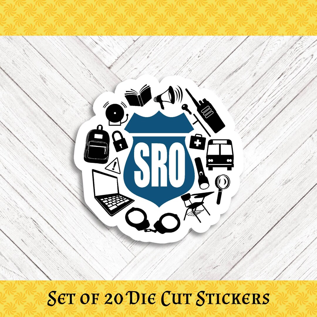 Student Resource Officer Stickers: Matte Finish, Set of 20 - Etsy