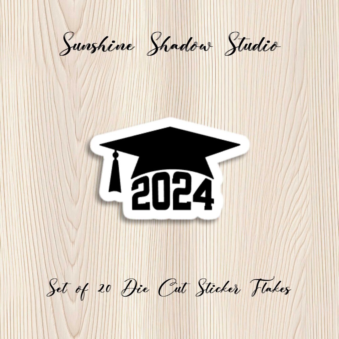 Grad 2024 Die Cut Stickers Set of 20 - Etsy