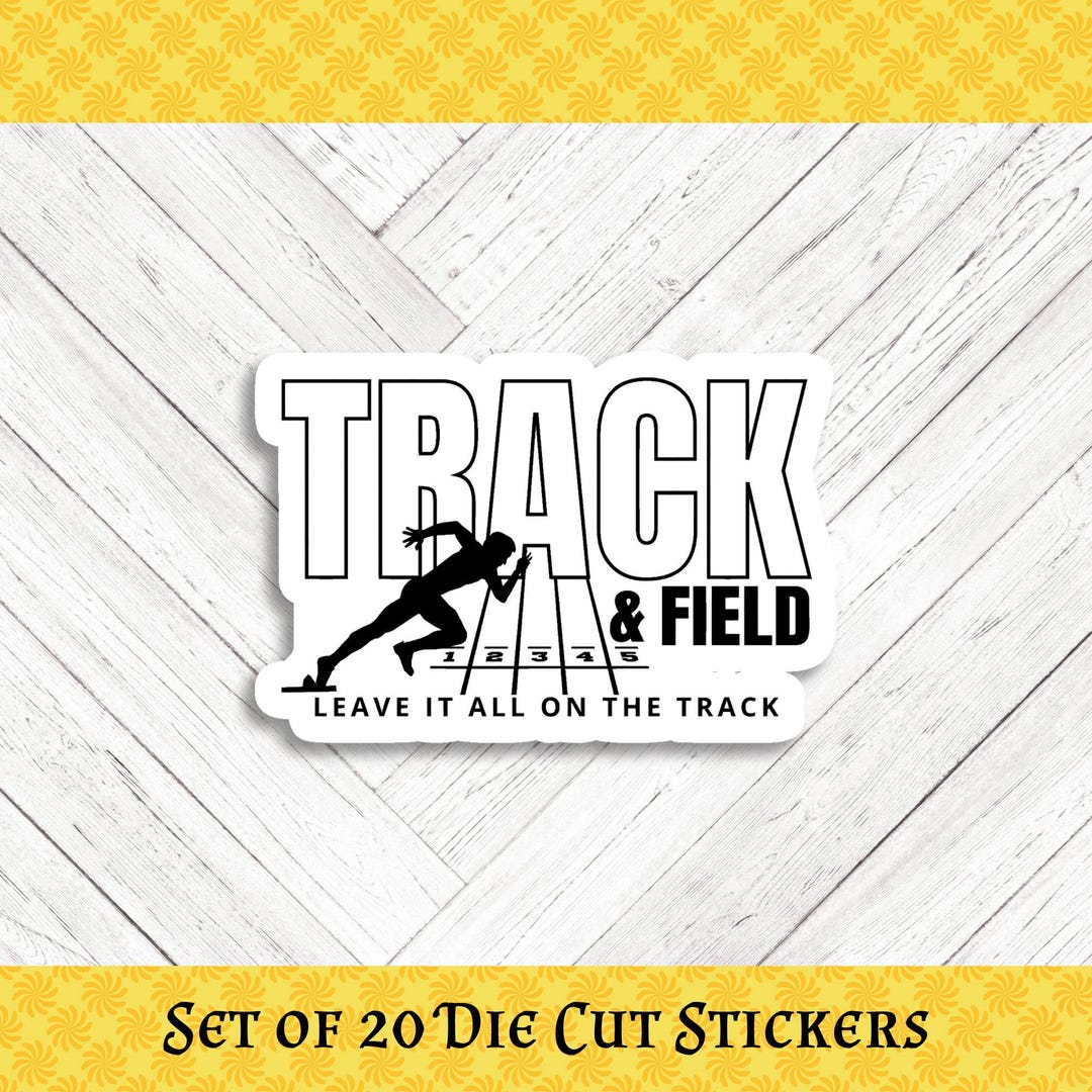 TRACK & FIELD Die Cut Stickers: Crafting, Happy Mail and Scrapbooking ...
