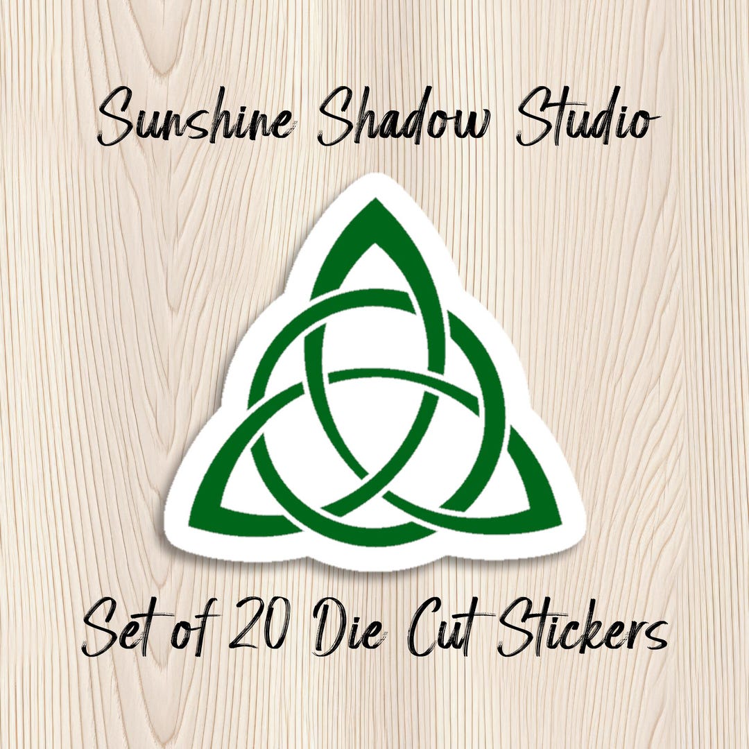 Celtic Knot Die Cut Sticker Set - 20 Stickers - Uplifting Stickers for ...