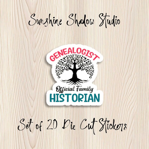 Genealogy Stickers - Etsy