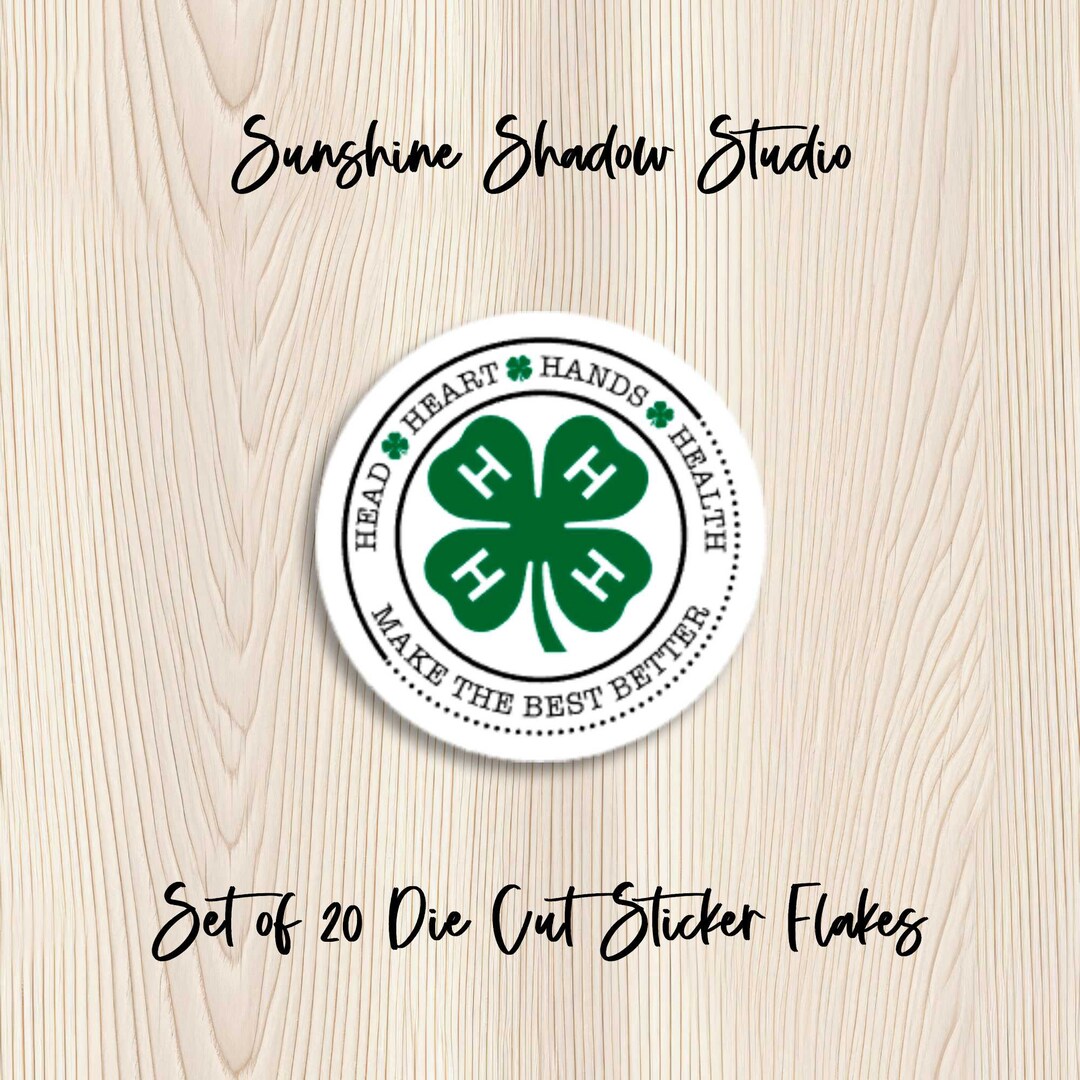 4-H Pledge Die Cut Accent Stickers Set of 20 - Etsy