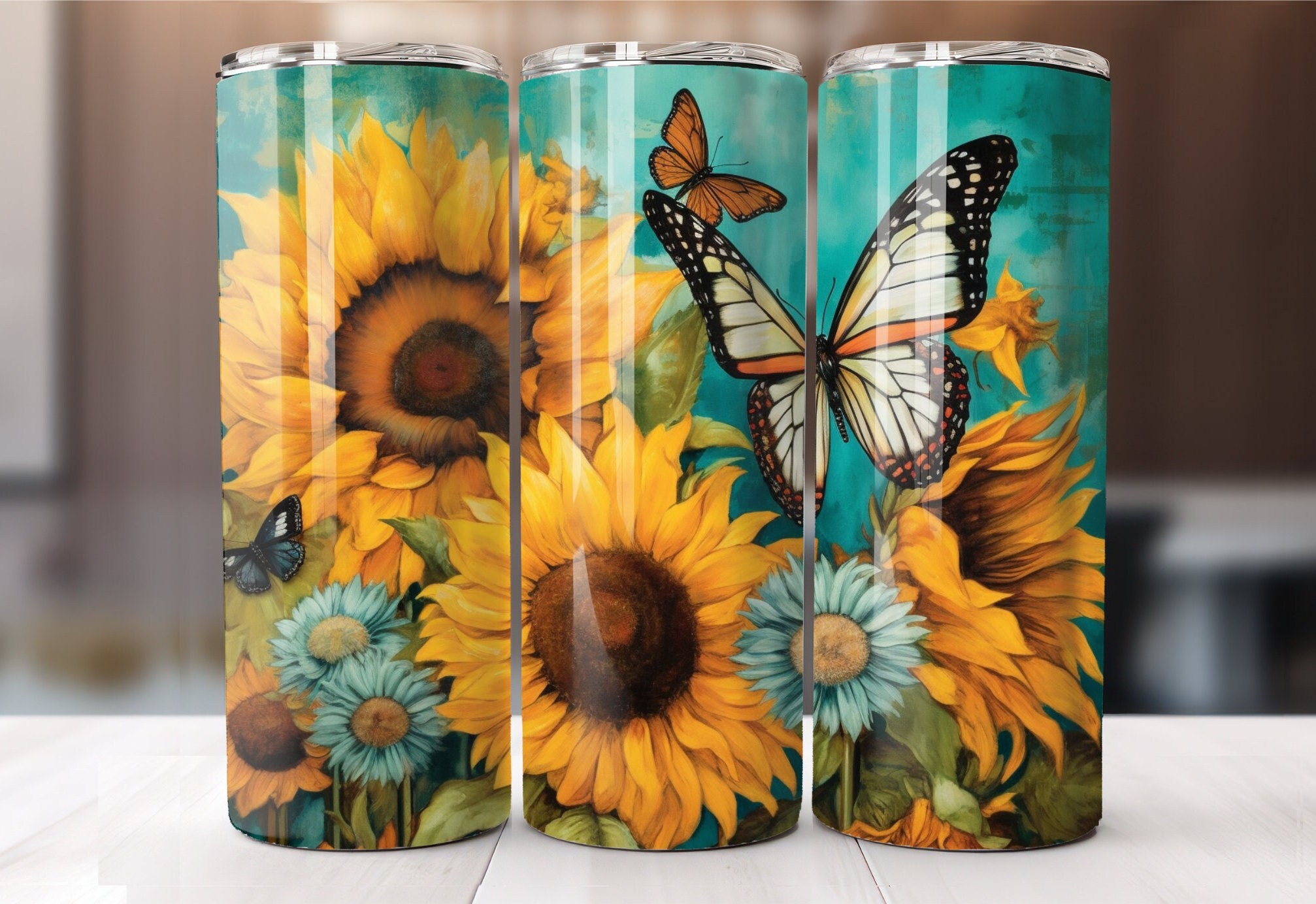 20 Mix Floral Tumbler Wrap PNG Bundles, Tumble Design Bundles for Women ...