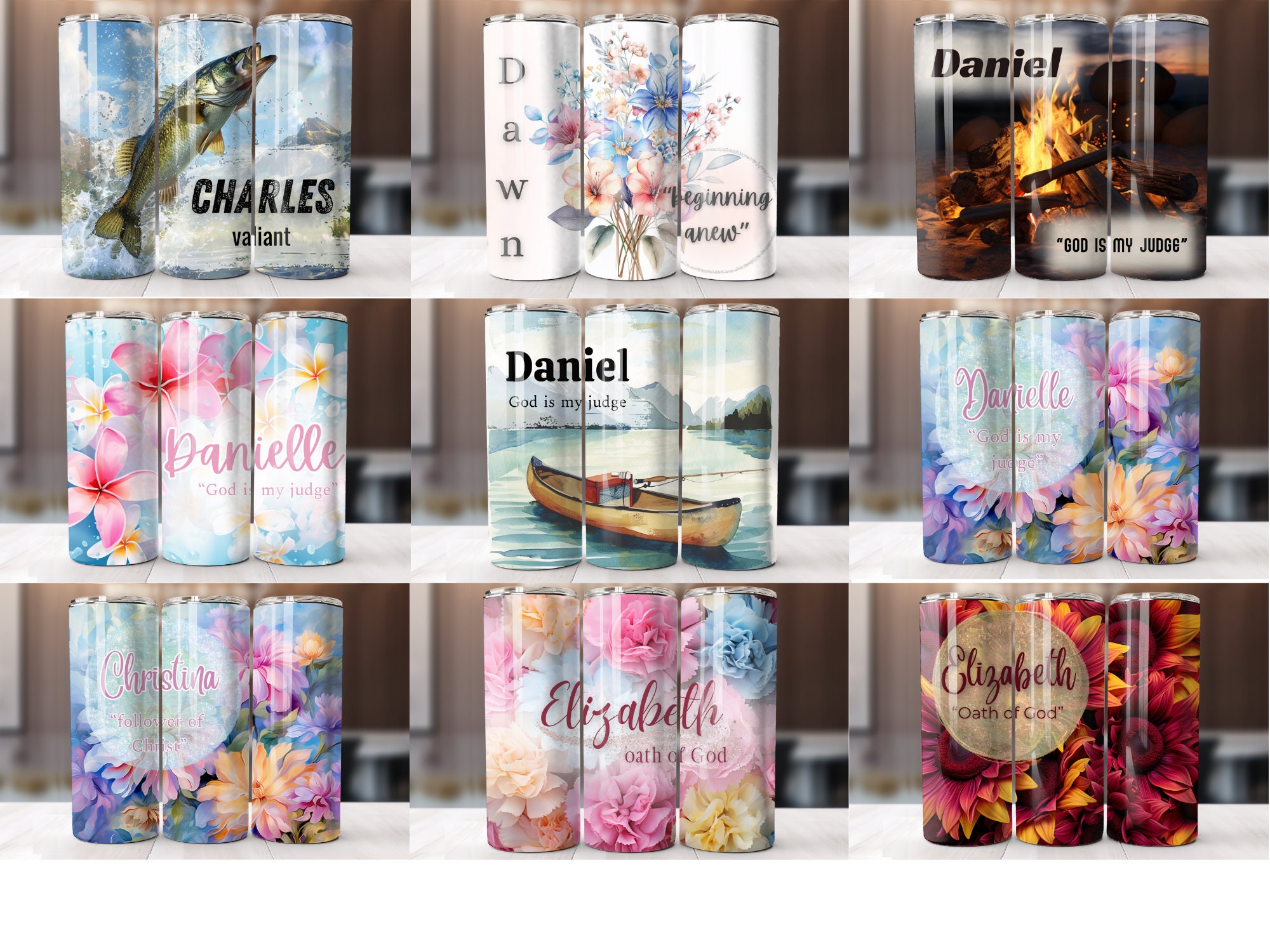 Popular Names & Meaning Tumbler Wrap PNG, 20oz Tumbler Sublimation ...