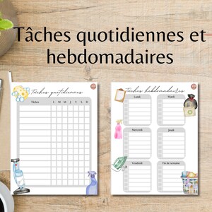 The Ultimate Task Planner to Print in French - Etsy