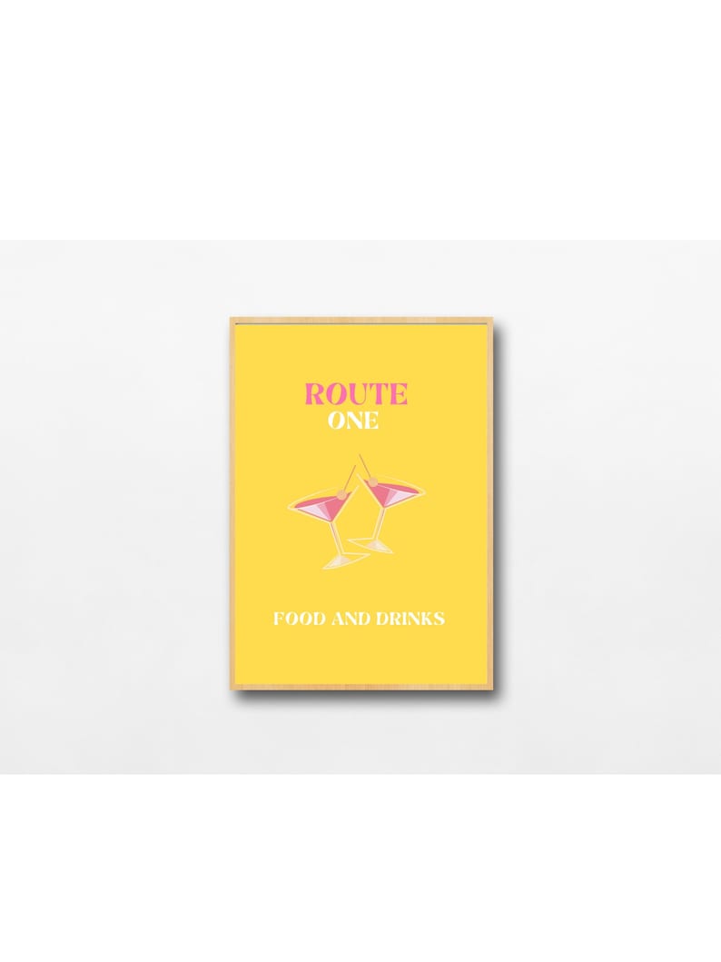 Custom College Posters Set of 6 Digital Download Trendy Wall Decor ...