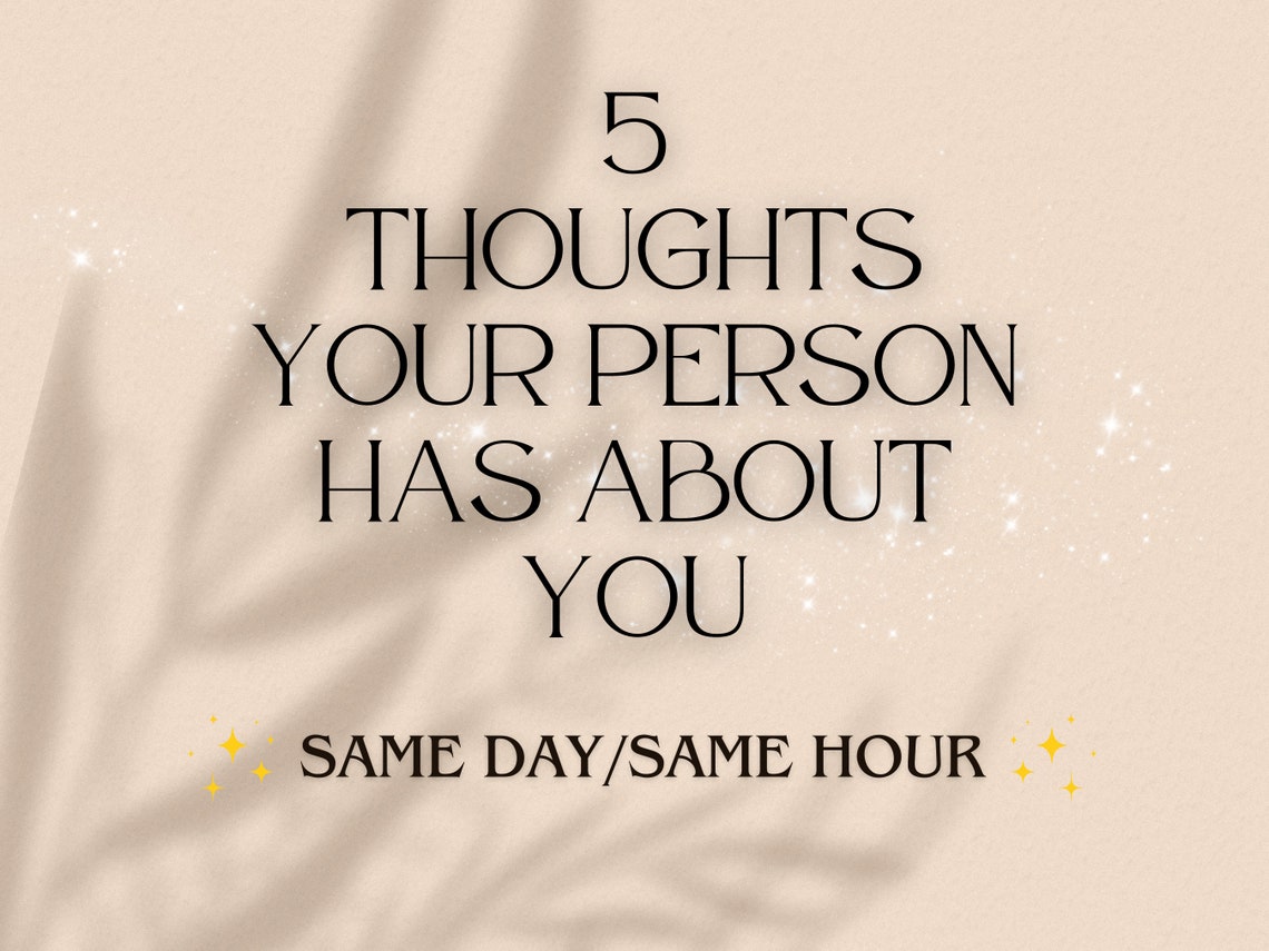 5 Intuitive Psychic Thoughts Your Person Has About You, Highly Accurate ...