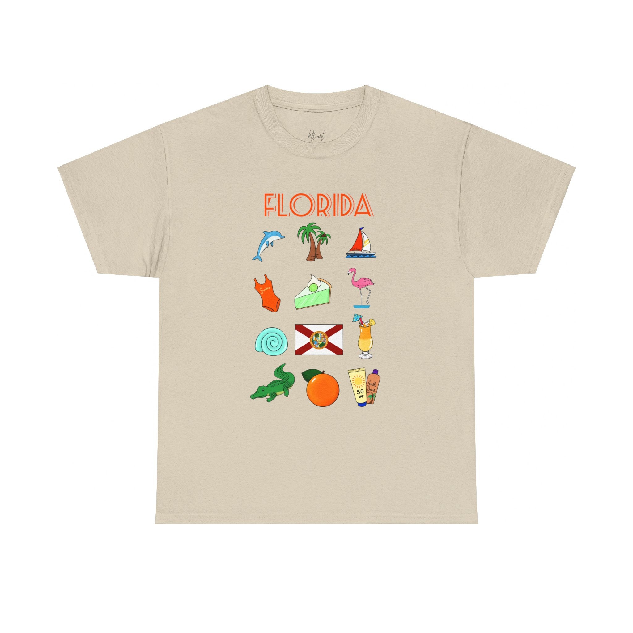 Florida State Illustration Unisex Graphic T-shirt - Etsy