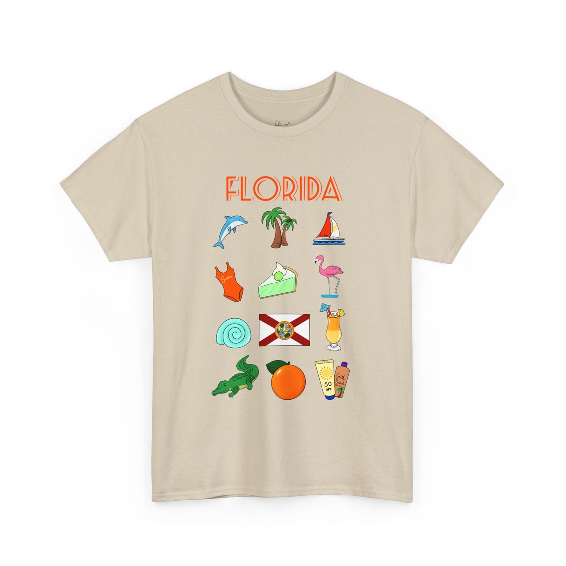Florida State Illustration Unisex Graphic T-shirt - Etsy