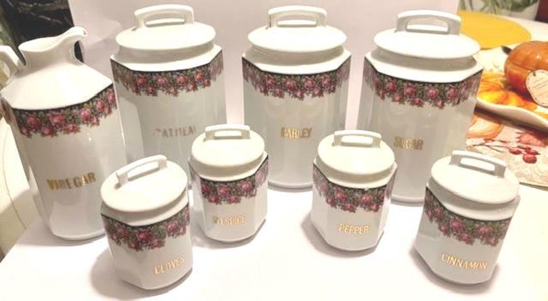 Canisters and Spice Jars, Vintage German Made - Etsy