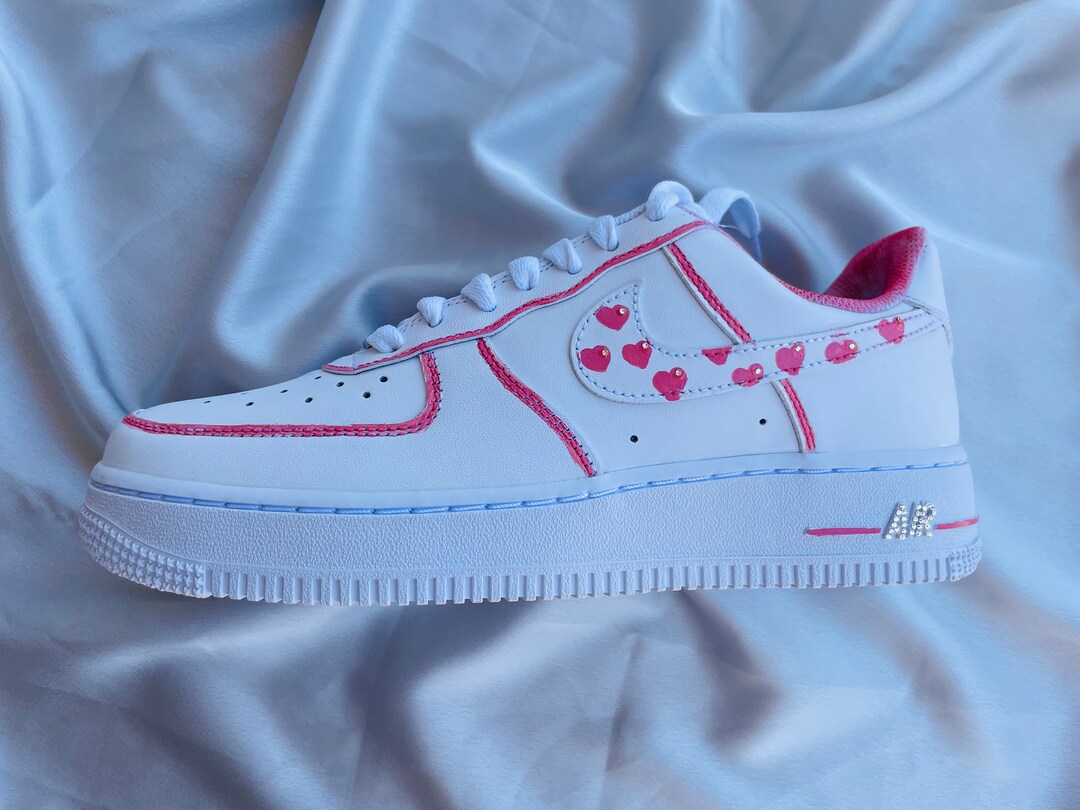 Women's Custom Heart Af1's - Etsy