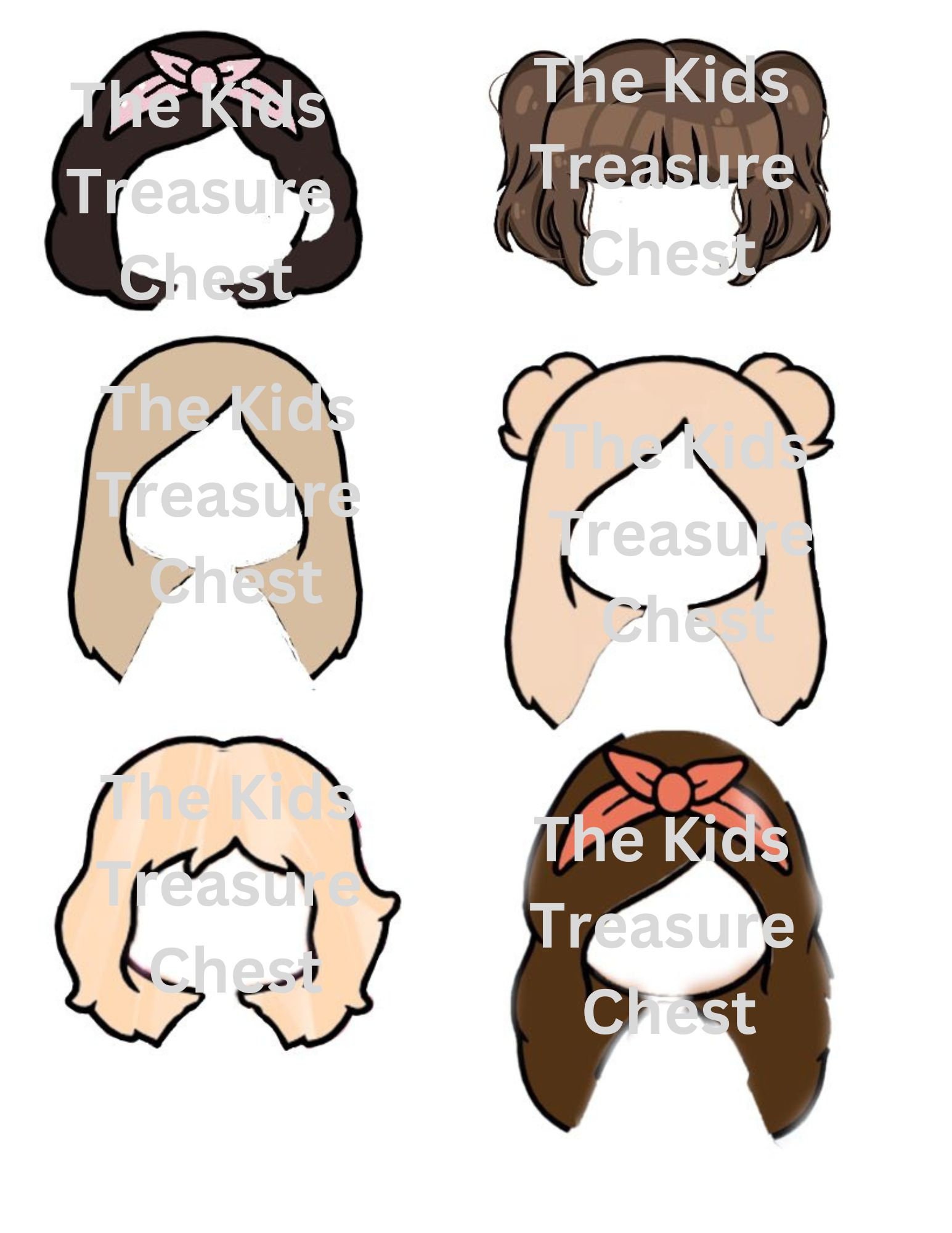 Toca Boca 3 Seiten Papier 6 Skin Tones / School / Camp - Etsy.de