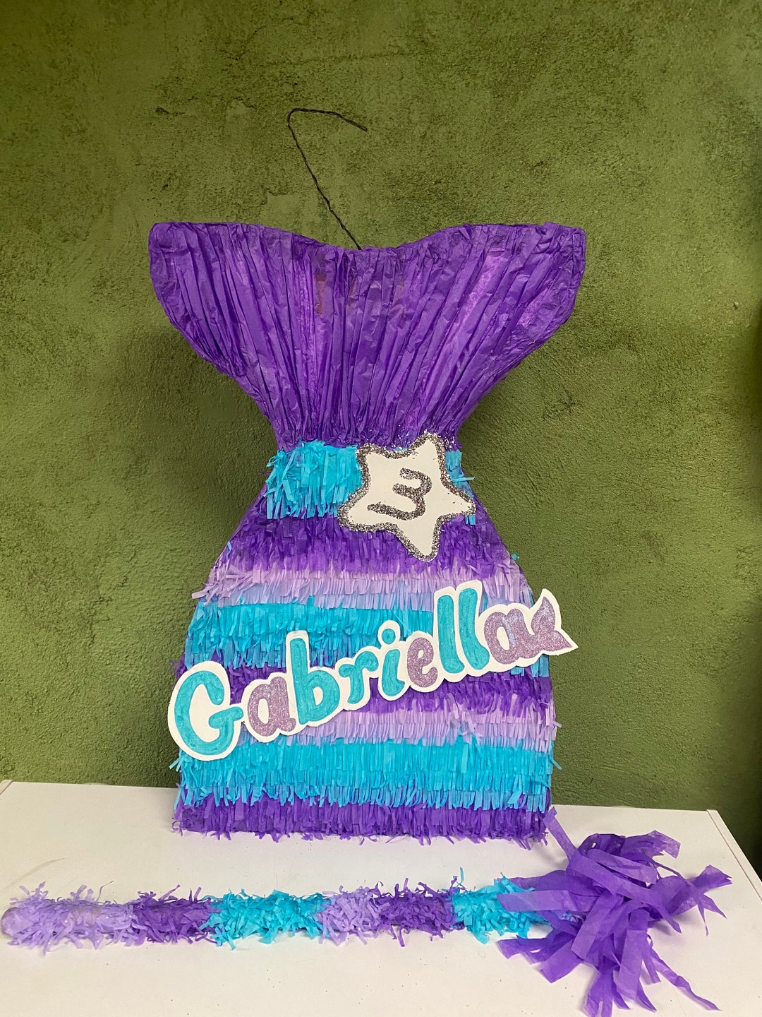 Custom Mermaid Tail Themed Piñata - Etsy
