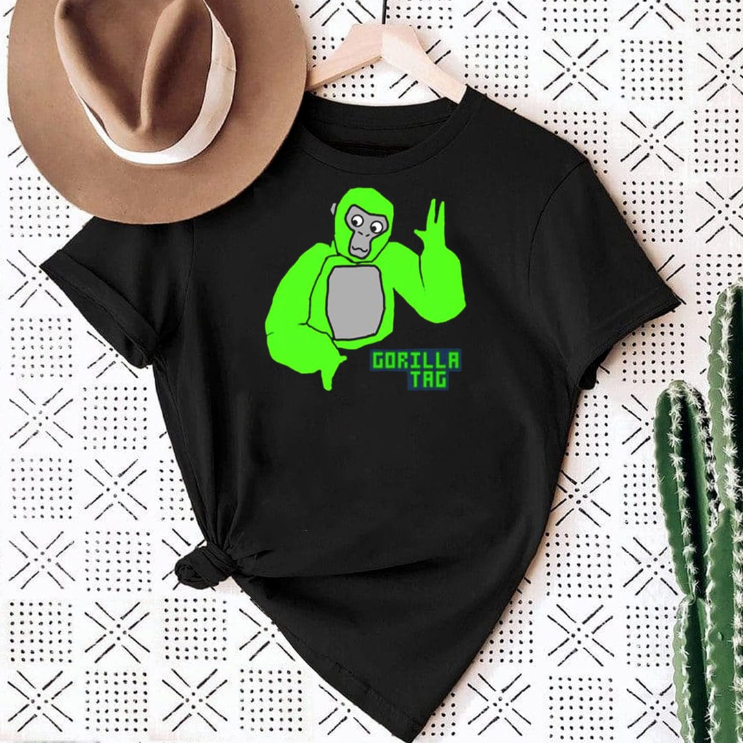 Gorilla Tag Shirt Gorilla Tag Classic Green Gorilla Gorilla - Etsy