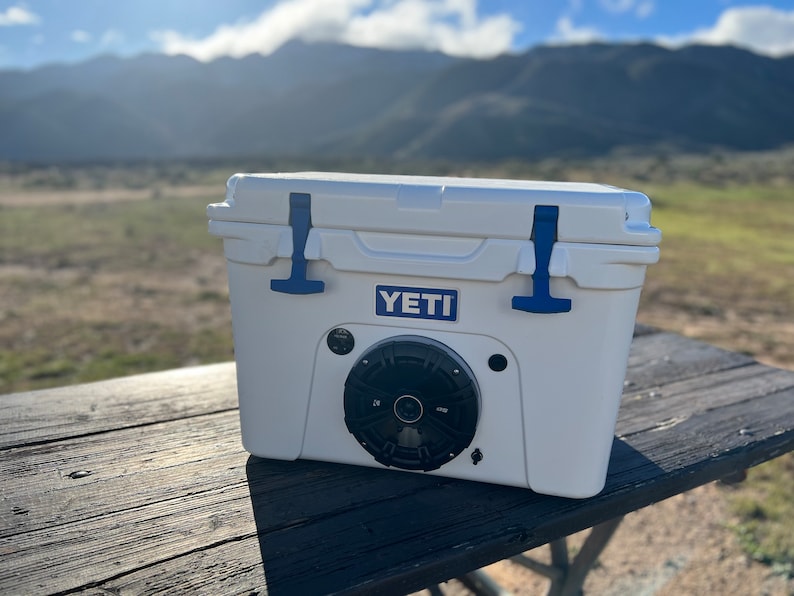 Fully FUNCTIONAL Custom YETI 24 Roadie Cooler With Bluetooth Speaker - Etsy