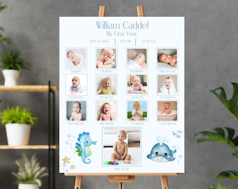 Oneder the Sea Birthday Banner Welcome Sign Under the Sea Birthday ...