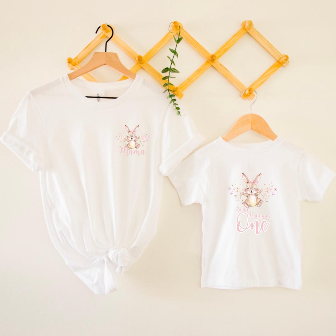 Some Bunny Birthday Shirt Bunny 1st Birthday Matching Family Shirts ...