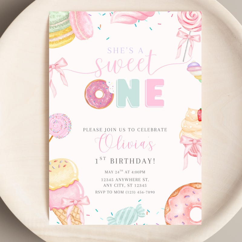 Sweet One Party Themes - Etsy
