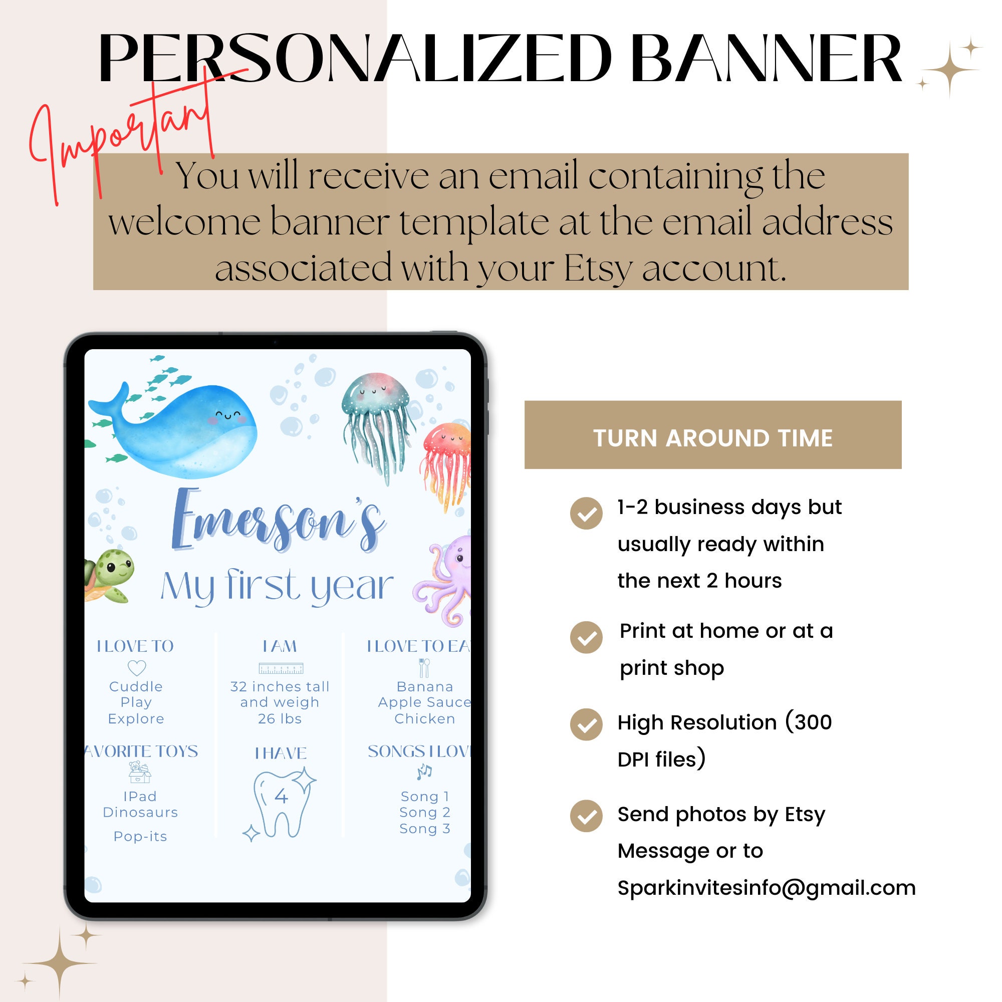 Under the Sea Birthday Milestone Poster ANY AGE Oneder the Sea Birthday ...