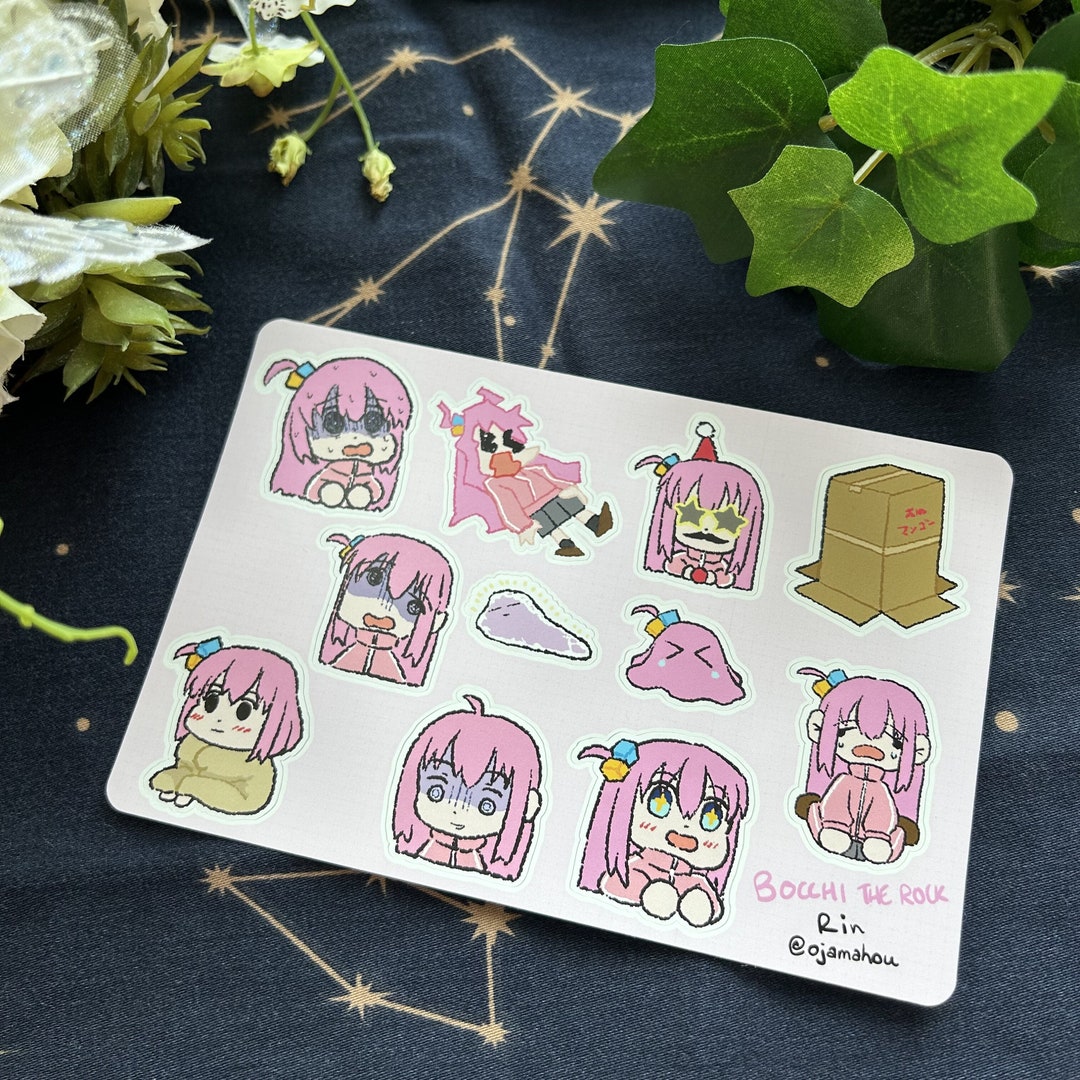 Bocchi Sticker Sheet - Etsy