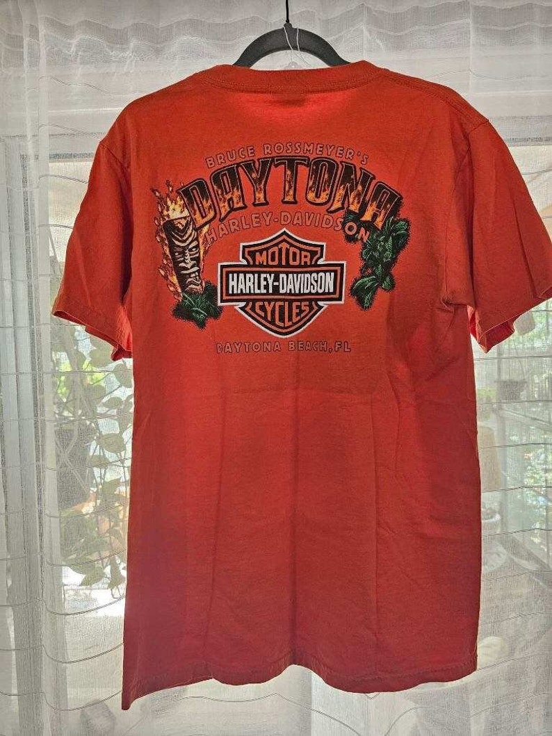 Harley Davidson Daytona Beach Tee - Etsy