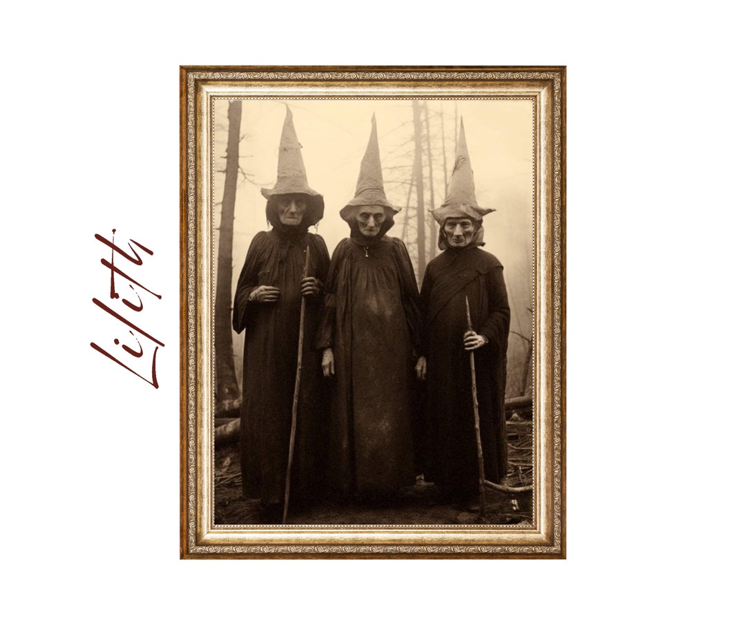 Witch Print. Witch Meeting, Witch Picture, Devil Poster, Devil Art ...