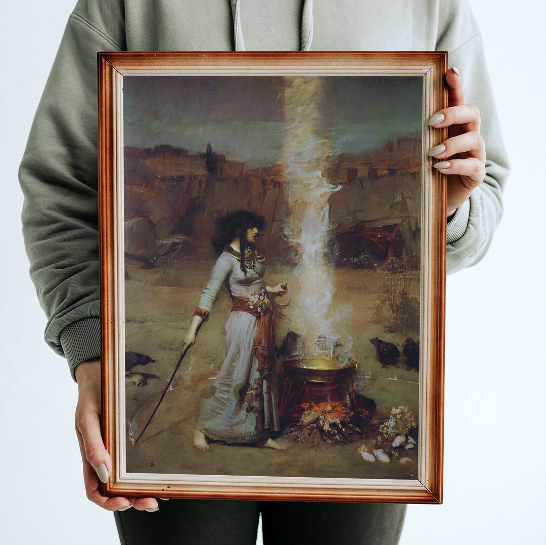 Die Macht der Hexe Druck Poster Wandkunst Dark Gothic - Etsy.de