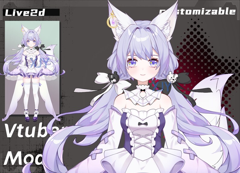 Custom LIVE2D Vtuber Model / Vtuber Commission / Vtuber Design / Rigging / Fan Art Commission ...