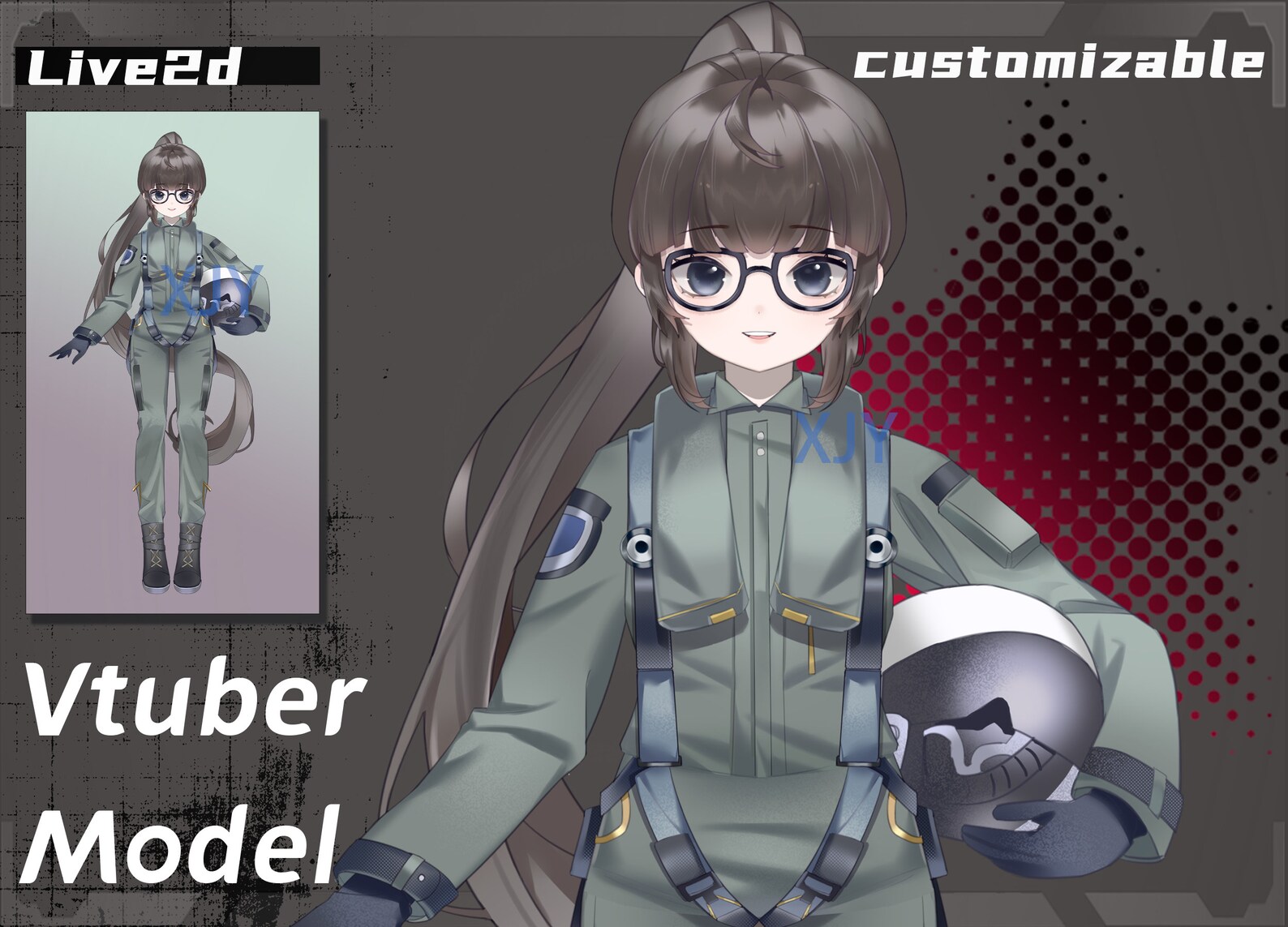 Custom LIVE2D Vtuber Model / Vtuber Commission / Vtuber Design ...