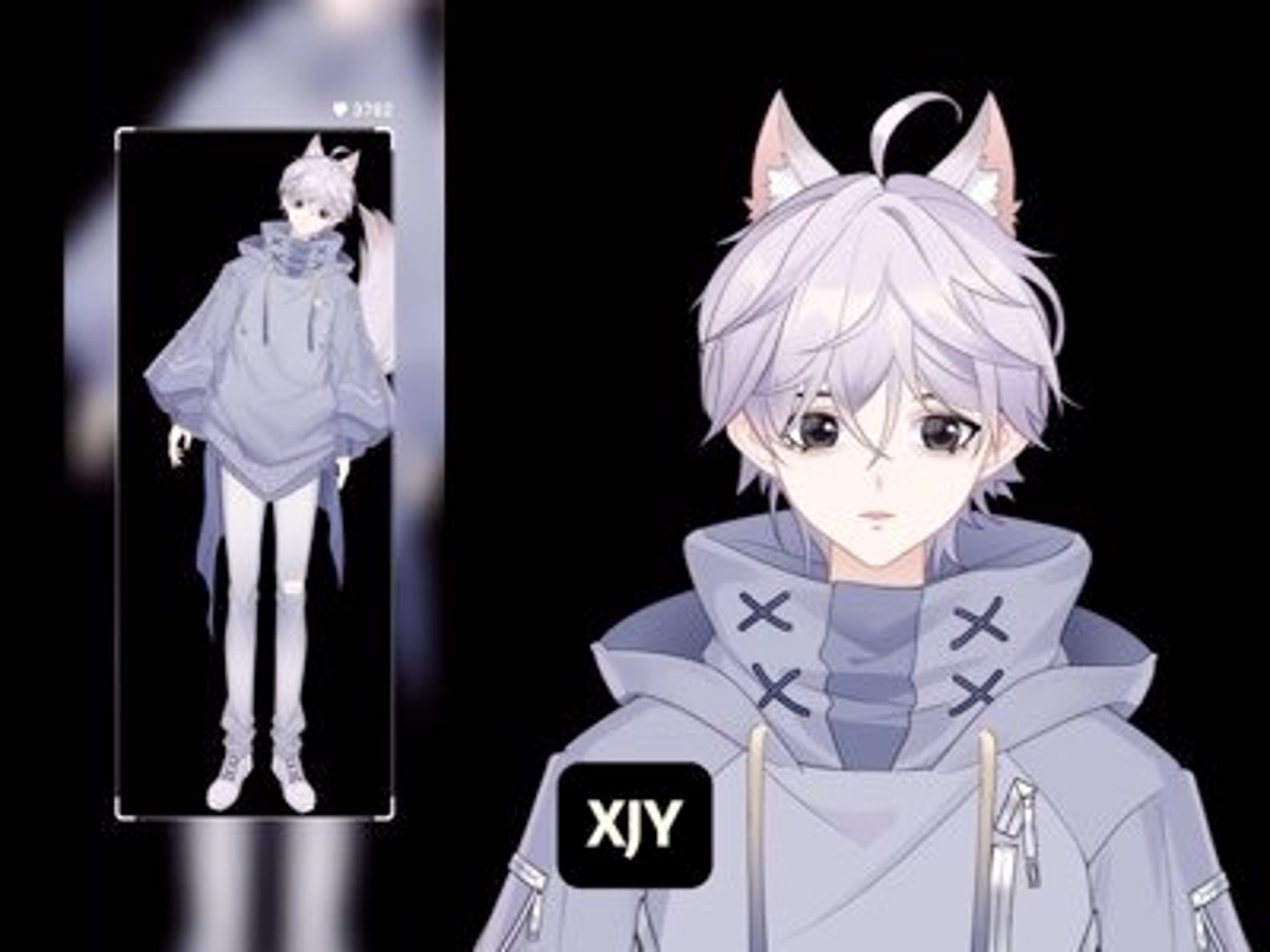 Custom LIVE2D Vtuber Model / Vtuber Commission / Vtuber Design ...