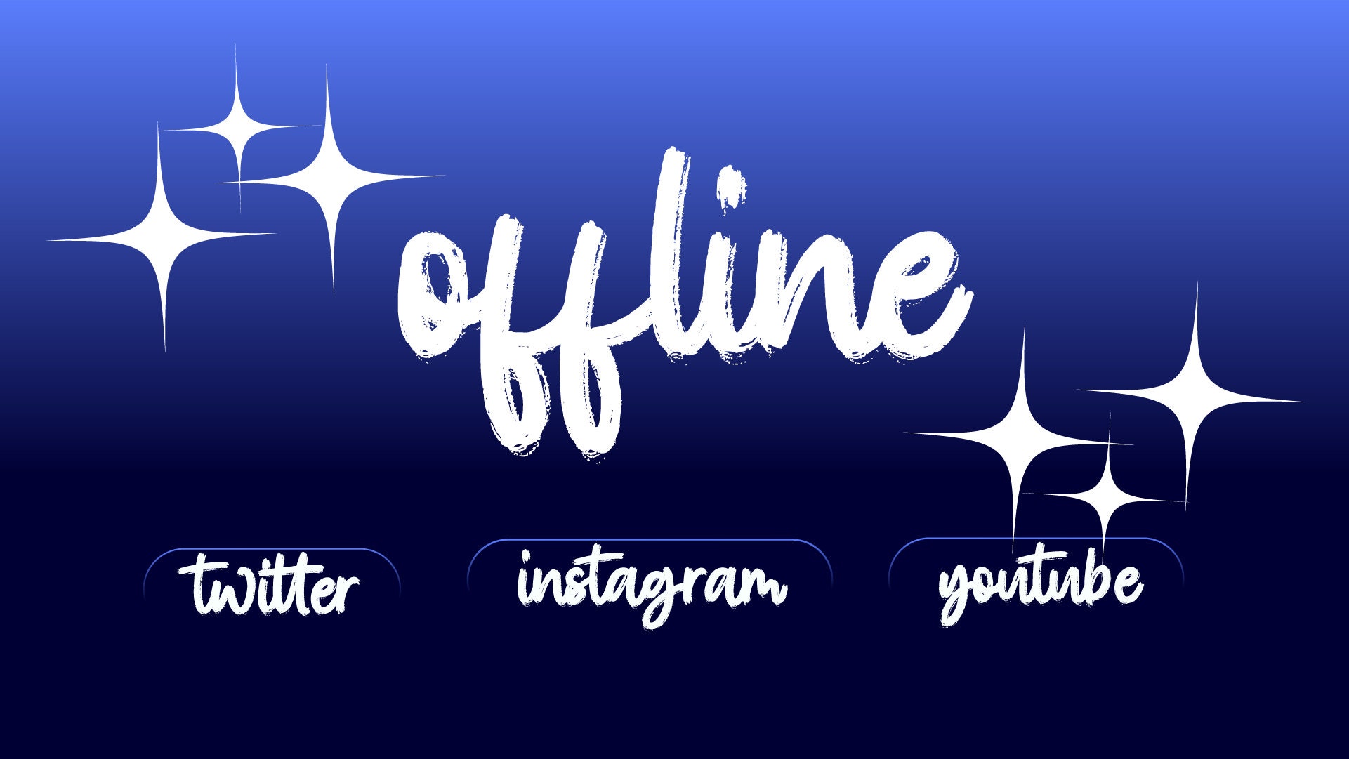 MIDNIGHT STREAM OVERLAY (gradient Aesthetic) - Etsy