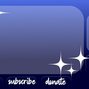 MIDNIGHT STREAM OVERLAY (gradient Aesthetic) - Etsy