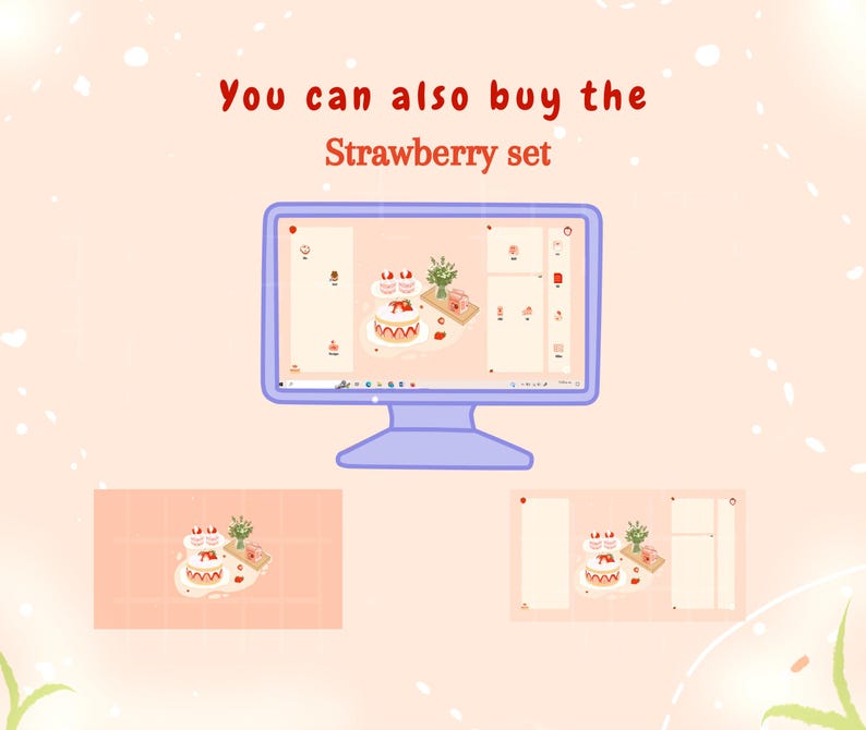 Strawberry Desktop Icon Set | Mac & Windows Icons| Strawberry Icons ...