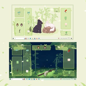 SVSSS Desktop Theme Organizer : Cute Little Bamboo | Wallpaper SVSSS ...