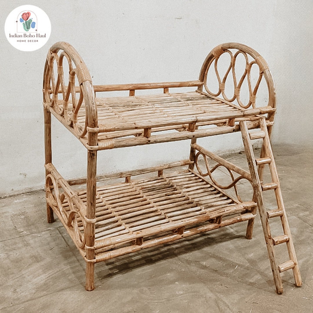 Rattan Bunk Bed Baby Photoshoot Props Rattan Children Baby - Etsy