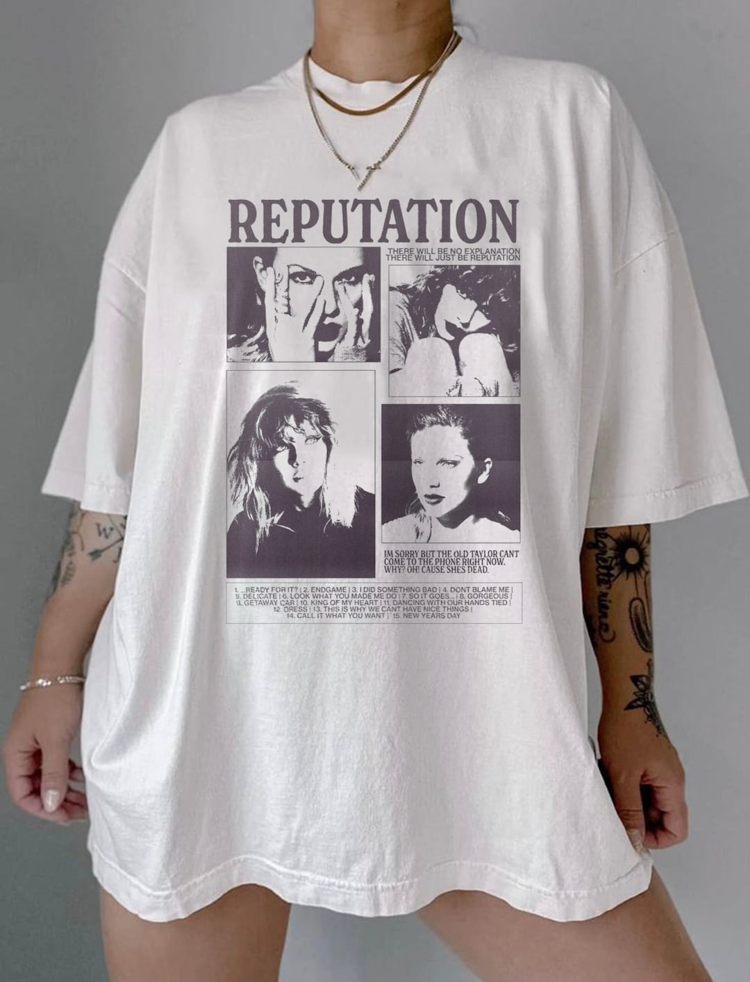 Vintage Reputation T-shirt Reputation Merch Taylor Swiftie - Etsy UK
