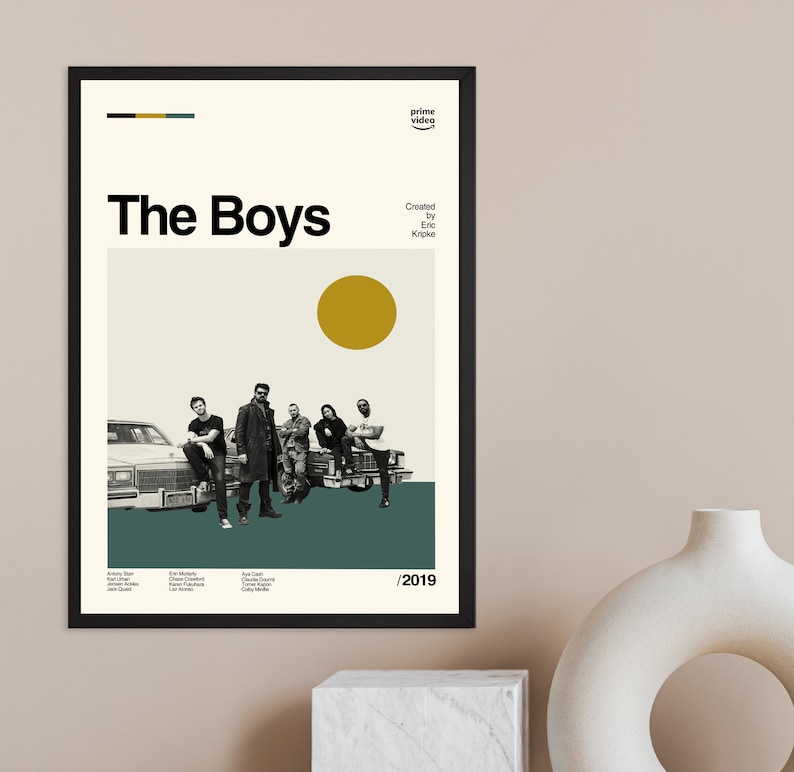 The Boys Poster the Boys Movie Poster Mid Century Art - Etsy